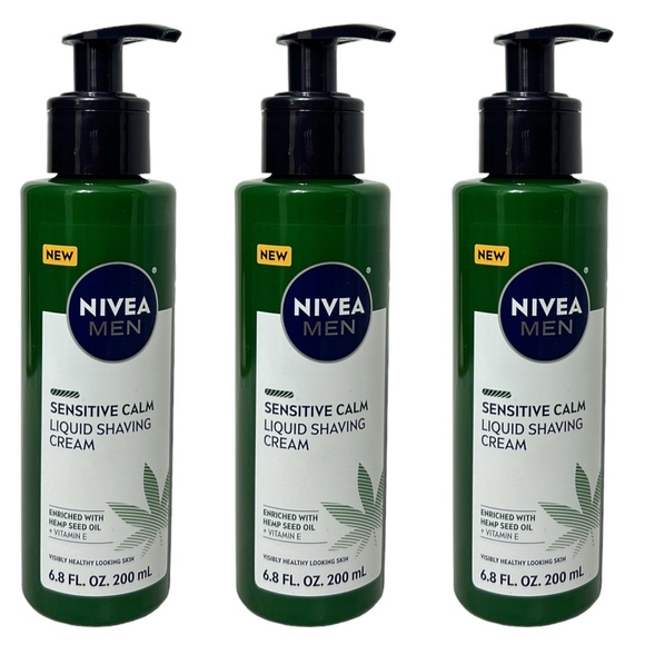 Nivea Men | Grooming | 3 Nivea Men Sensitive Calm Liquid Shaving Creams ...